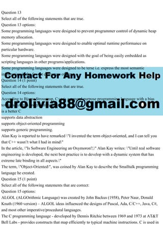 Question 13Select all of the following statements that are true..pdf