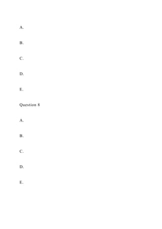 Question 1 A.B.C.D.Question 2 .docx