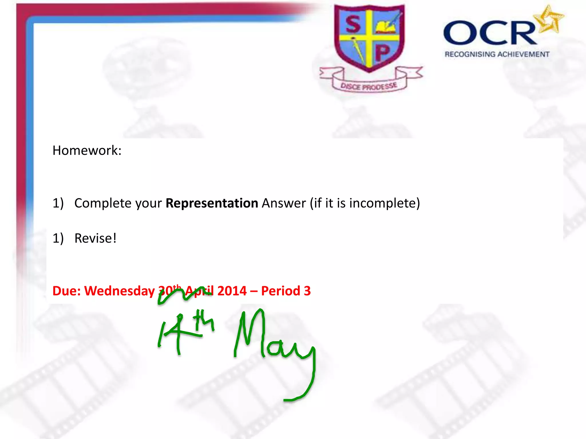 Question 1 b) representation practice | PPTX