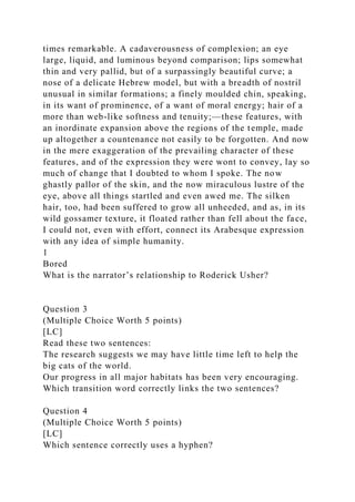 Question 1 (Multiple Choice Worth 5 points)[LC]Read these line.docx