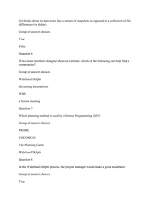 Question 1 Some agile and incremental methods- like extreme programmi.pdf
