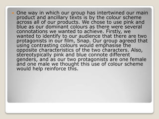 evaluation question 2 How effective is the combination of your main ...
