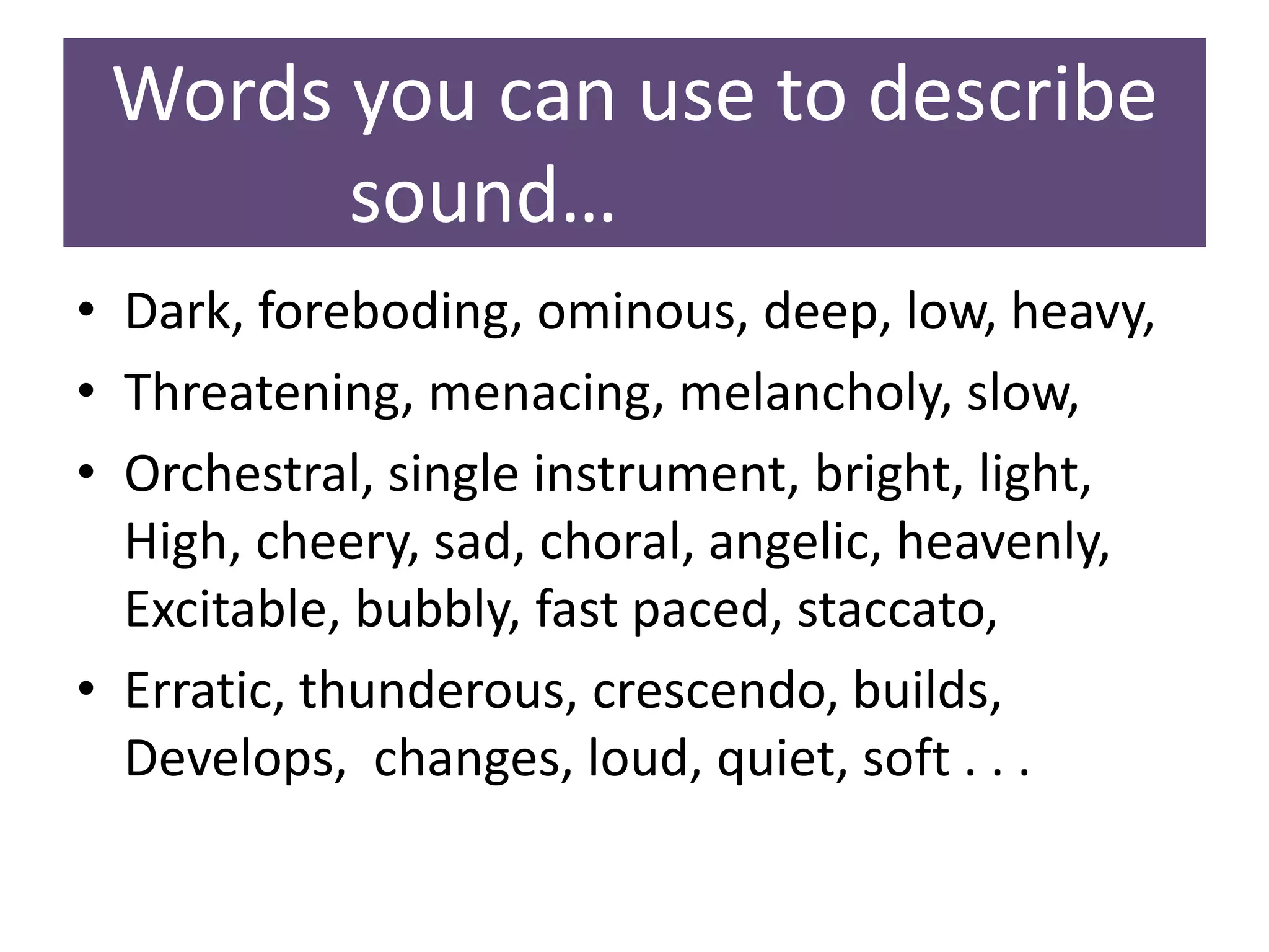 Sound in Film | PPTX