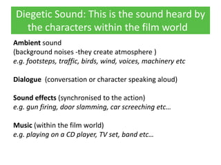 Sound in Film | PPT