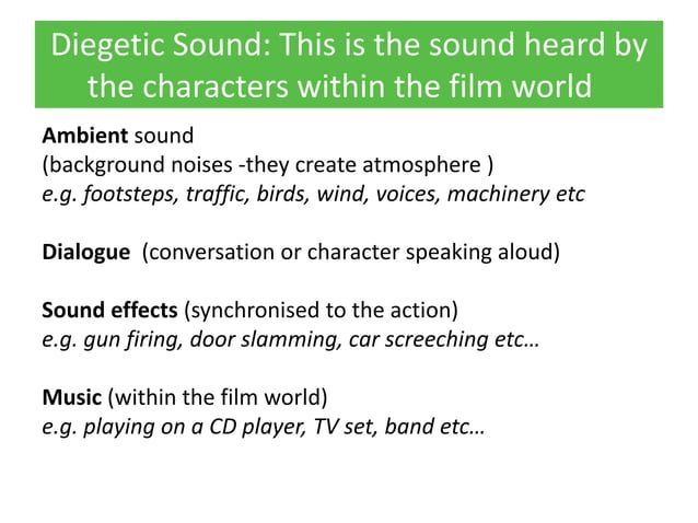 Sound in Film | PPT
