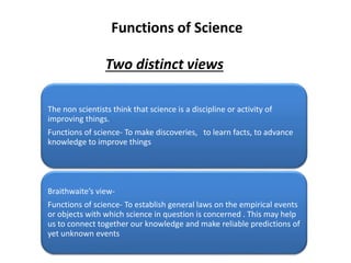 Science and The Scientific Approach | PPTX