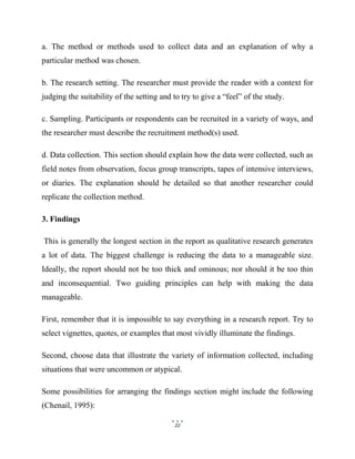 What is qualitative research? Discuss the methods of qualitative ...