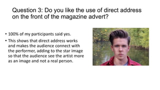 Question 3- The Magazine Advert | PPTX