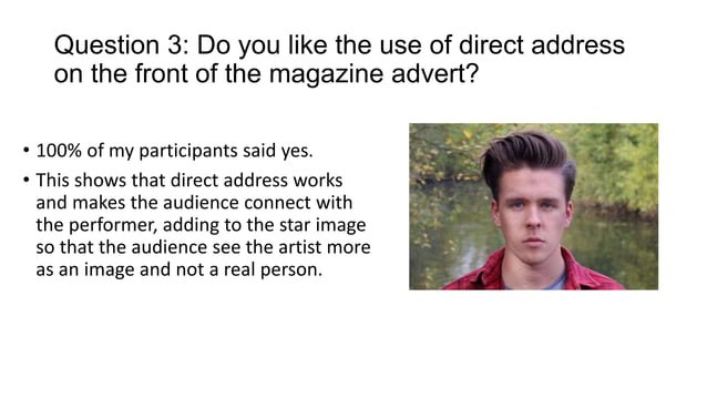 Question 3- The Magazine Advert | PPTX