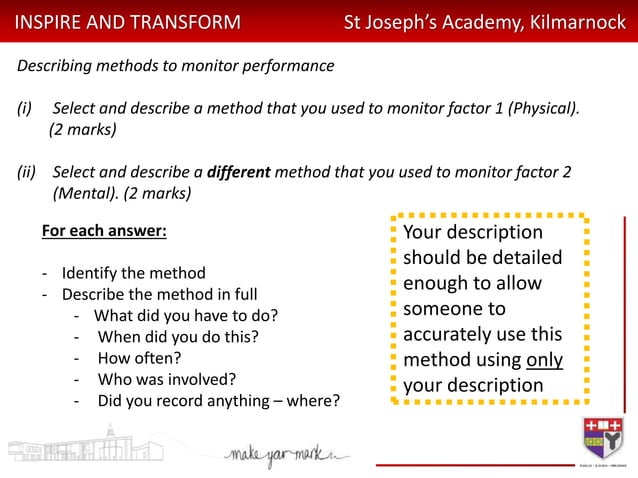National PE - Question 3c | PPT National PE - Question 3c | PPT
