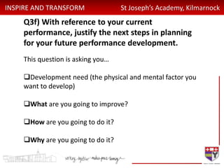 National PE - Question 3f | PPTX