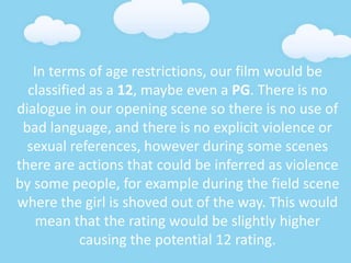 AS Media Studies | Evaluation (Question 4) | PPT