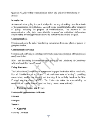 Communication policy of a University.pdf
