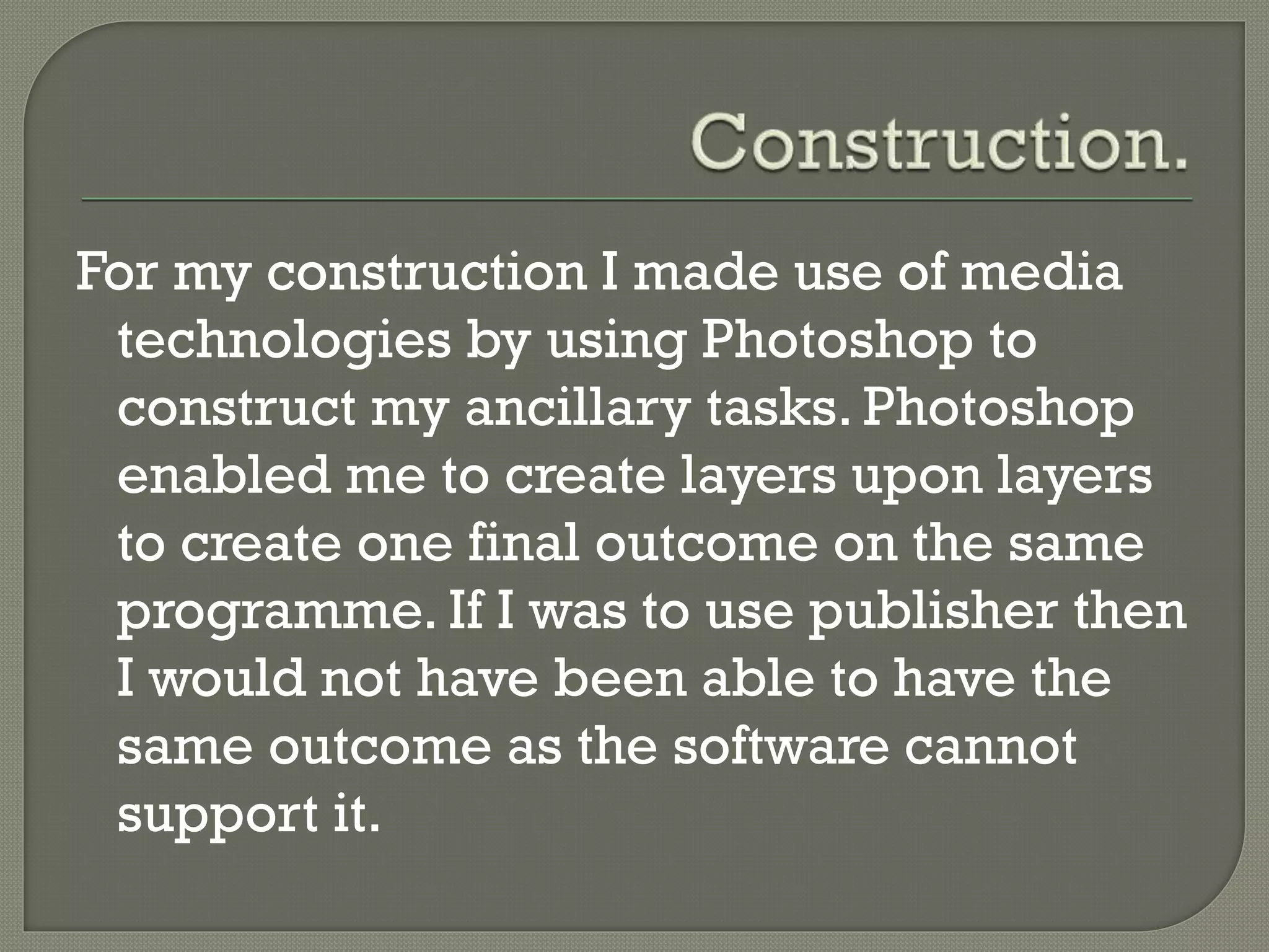Question 4: part 2 (construction Ancillary tasks) | PPTX
