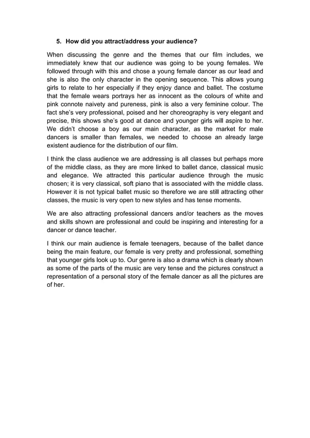 Evaluation Question 5 | PDF