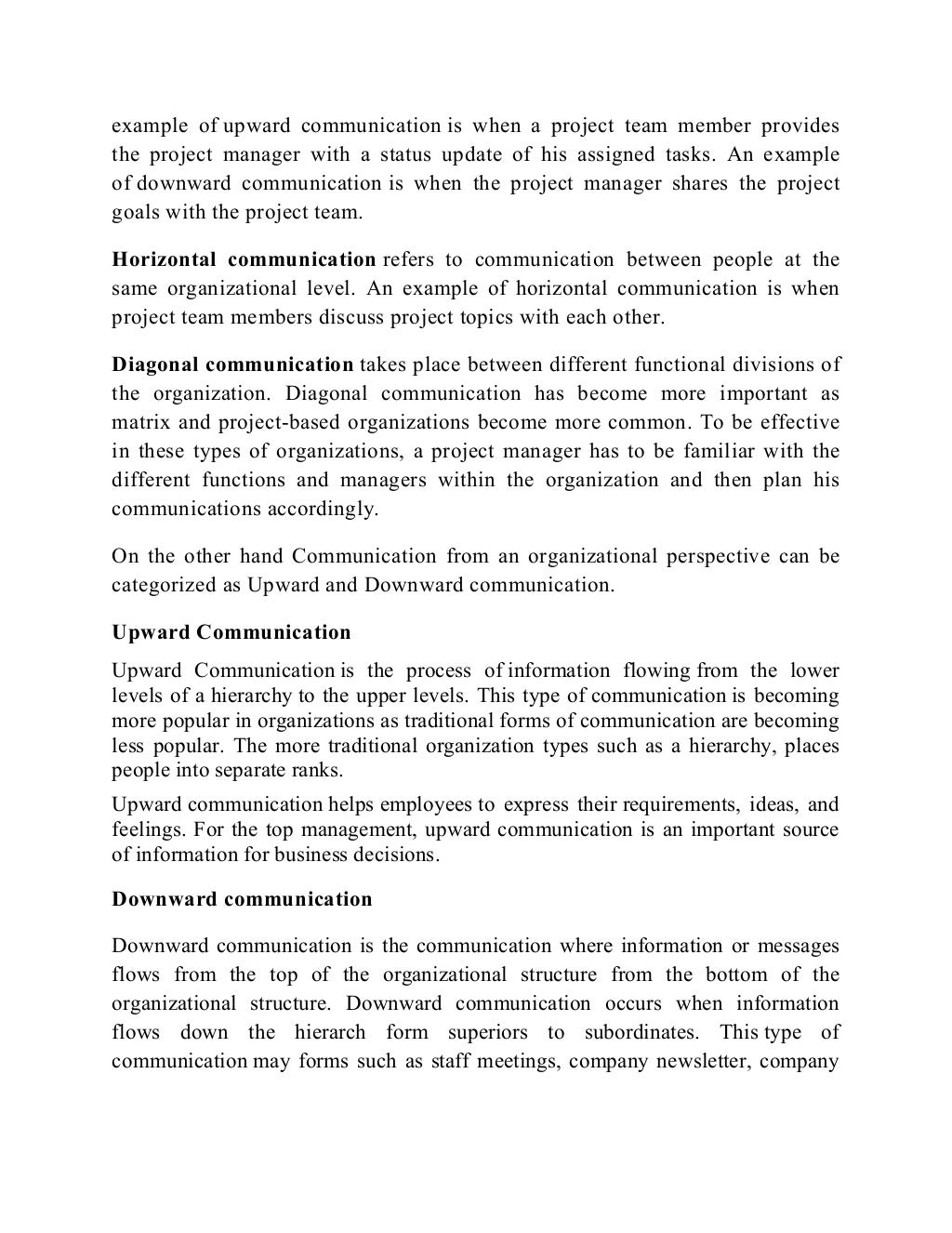 Different types of communication for organizational communication .pdf