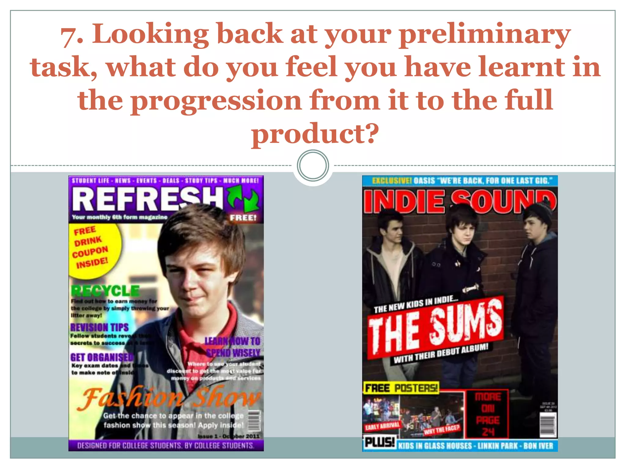 Question 7 evaluation | PPTX