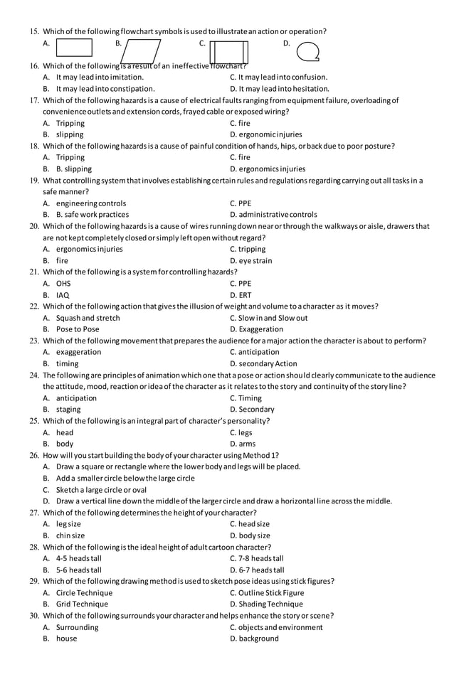 Questionaire animation 1st | PDF