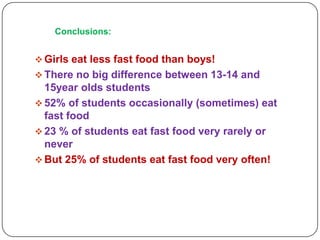 Eating habits questionn | PPT