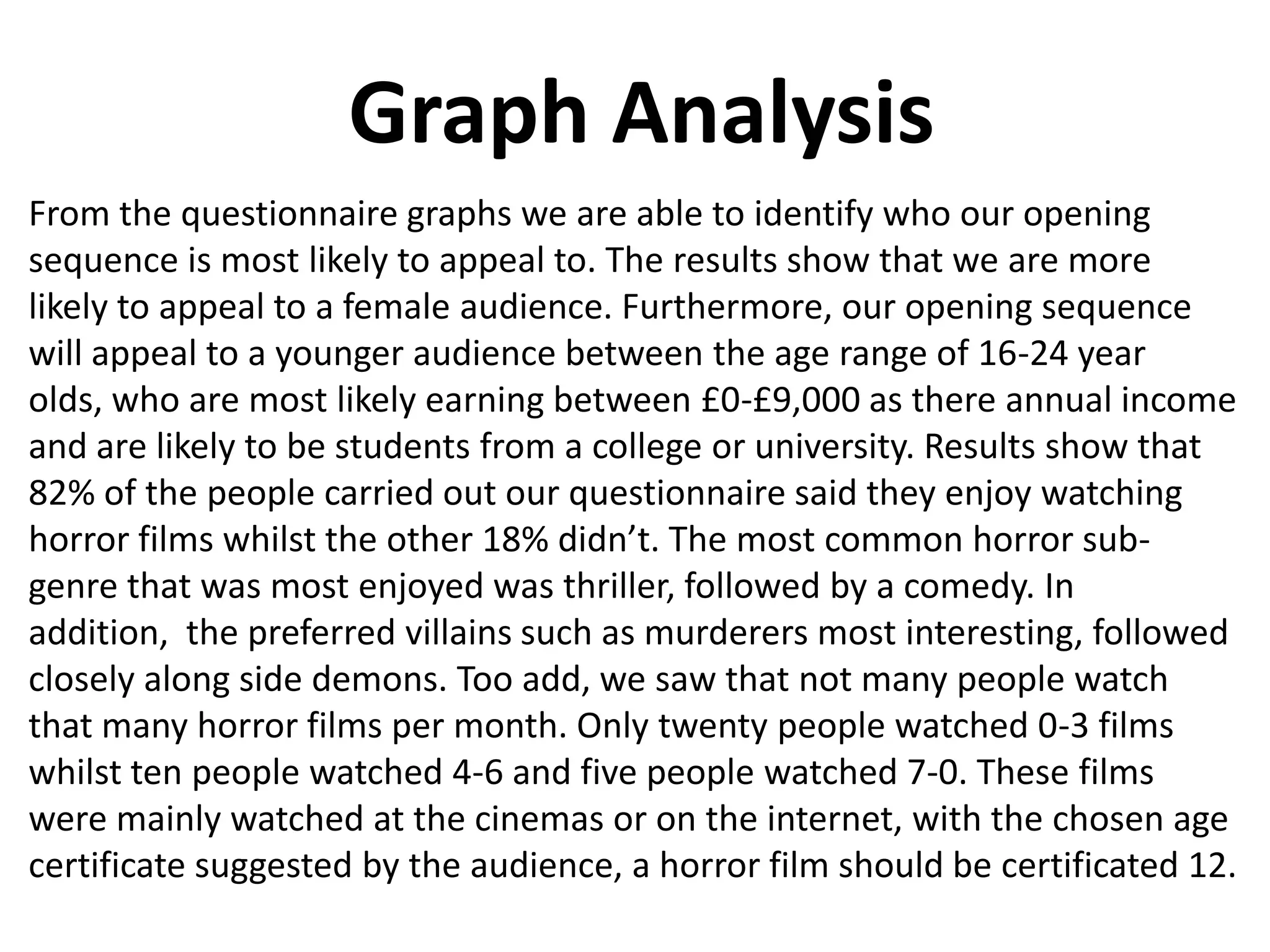 Questionaire graph | PPTX