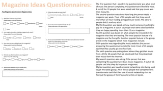 Question Aire Results | PPT