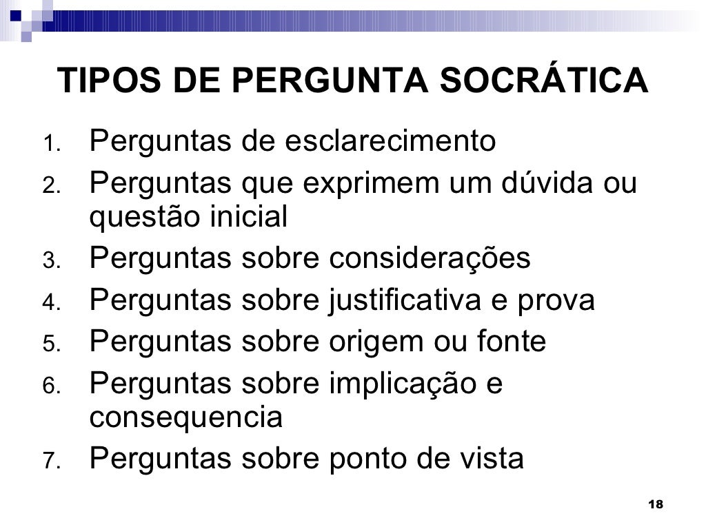 O Que é Questionamento Socrático - BRAINCP