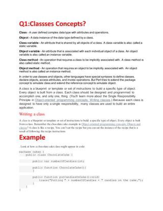 Question and answer Programming | DOCX | Programming Languages | Computing