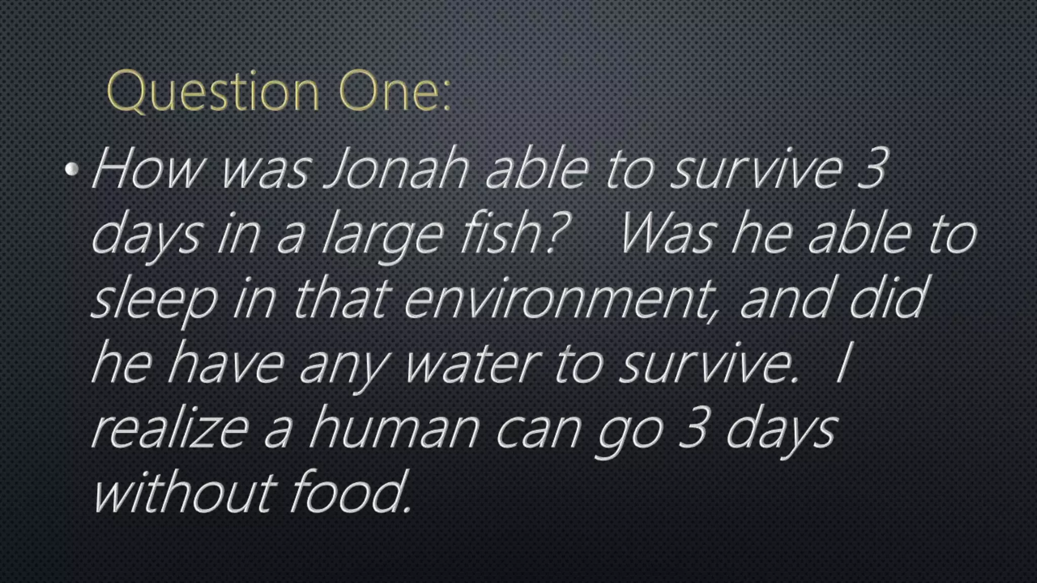 Question and answer night | PPTX