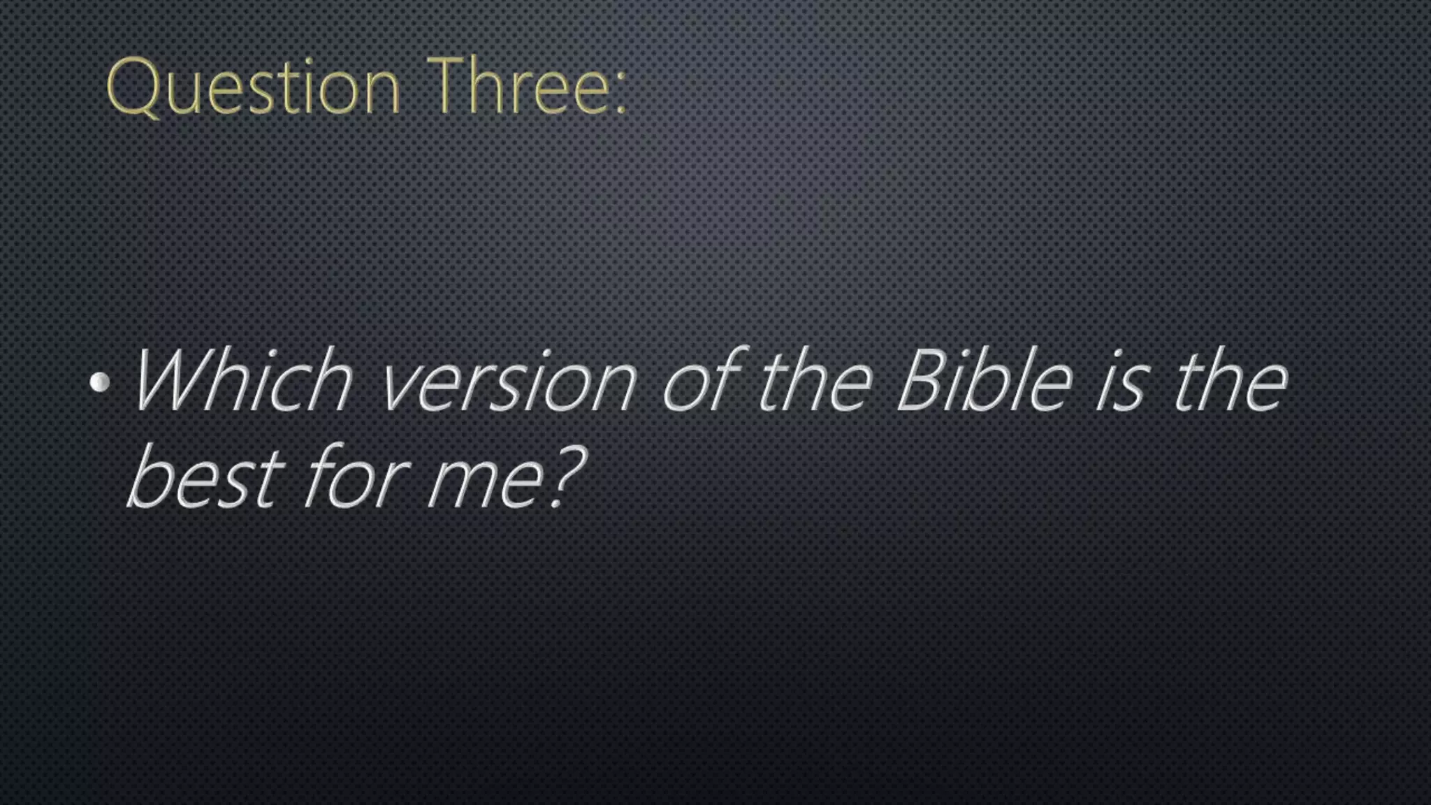 Question and answer night | PPTX