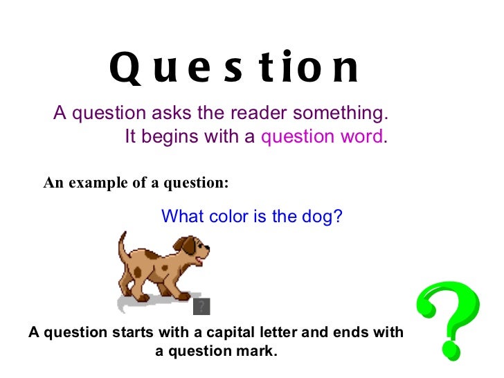 Question and statement