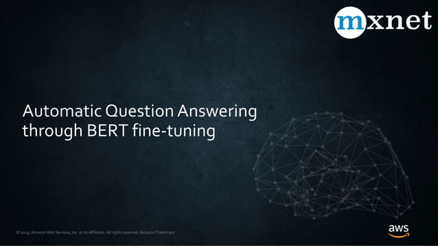 Fine-tuning BERT for Question Answering | PPT
