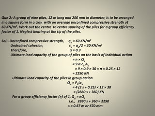 Numerical problem and solution on pile capacity (usefulsearch.org ...