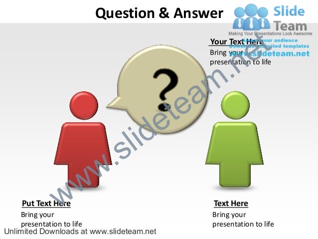 Awesome Questions Answers Powerpoint Templates