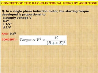 Question bank Electrical Engineering | PPTX