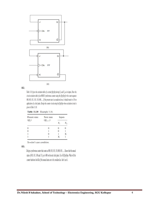 Question bank digital electronics | PDF