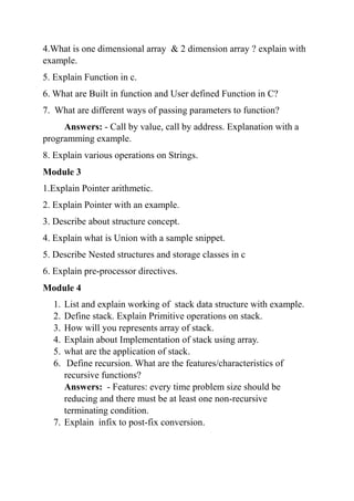 Question Bank DS | PDF