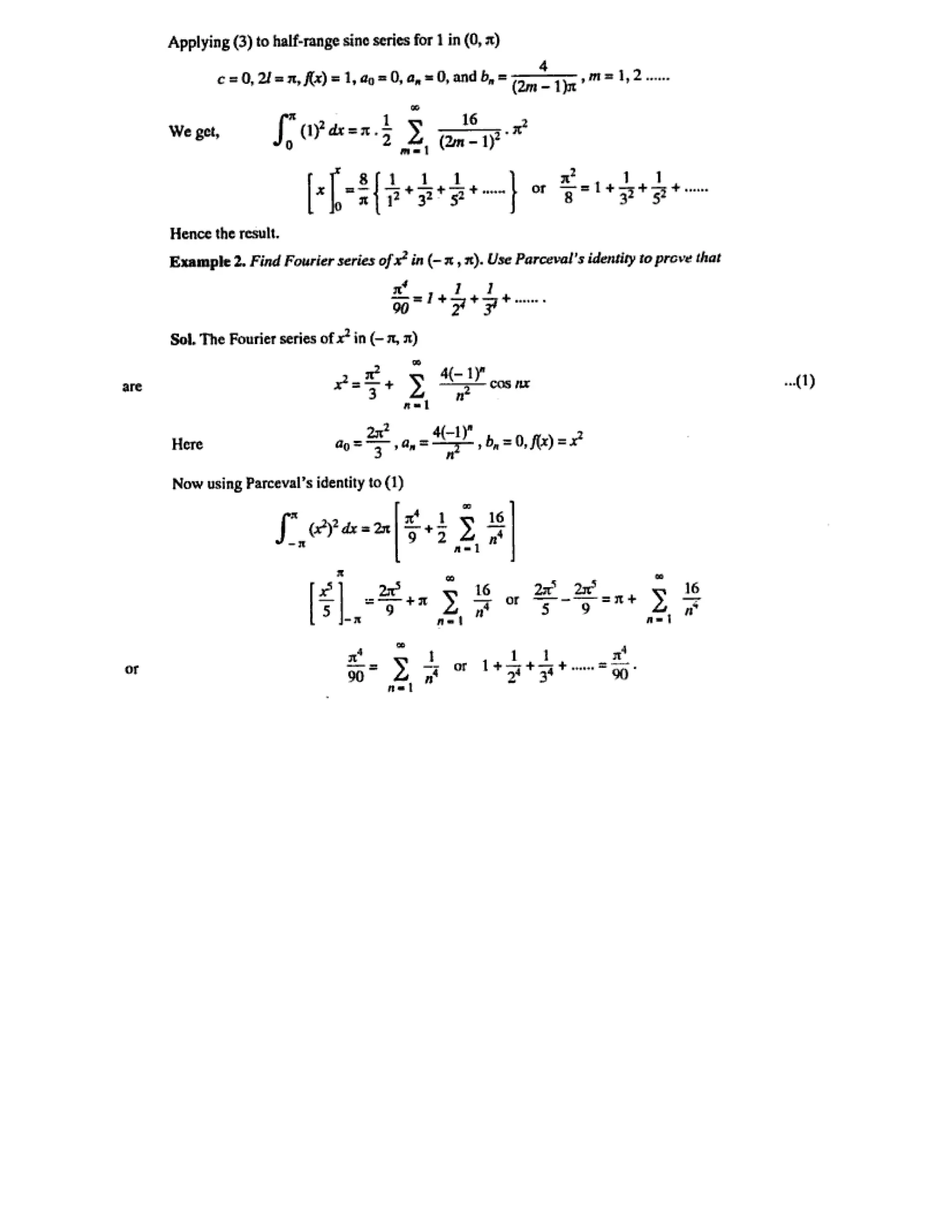 Important Questions of fourier series with theoretical study Engg ...