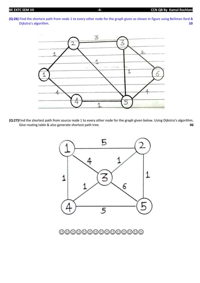 Question bank of module iv packet switching networks | PDF