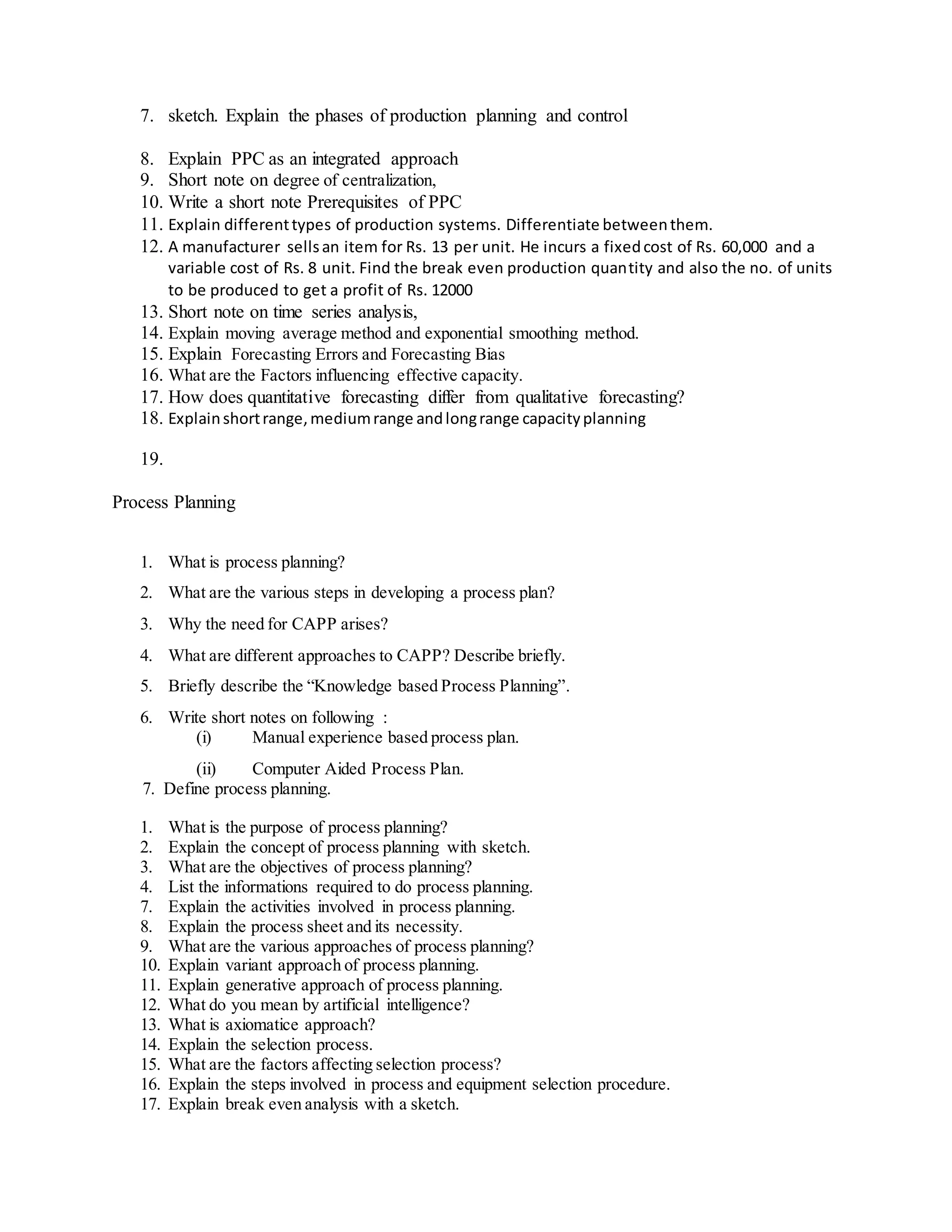 Question bank ppc | PDF