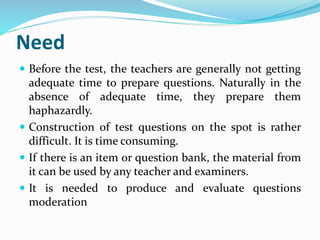 Question bank preparation ppt. by jyot | PPTX