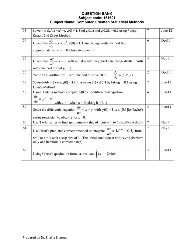 Question bank v it cos | PDF | Physics | Science