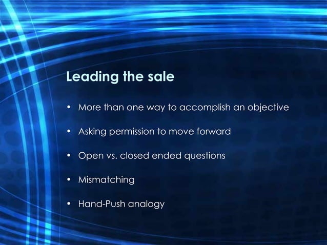 Question Based Selling | PPT