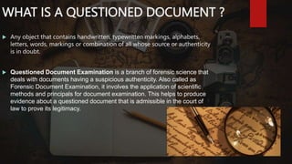 Questioned Document.pptx