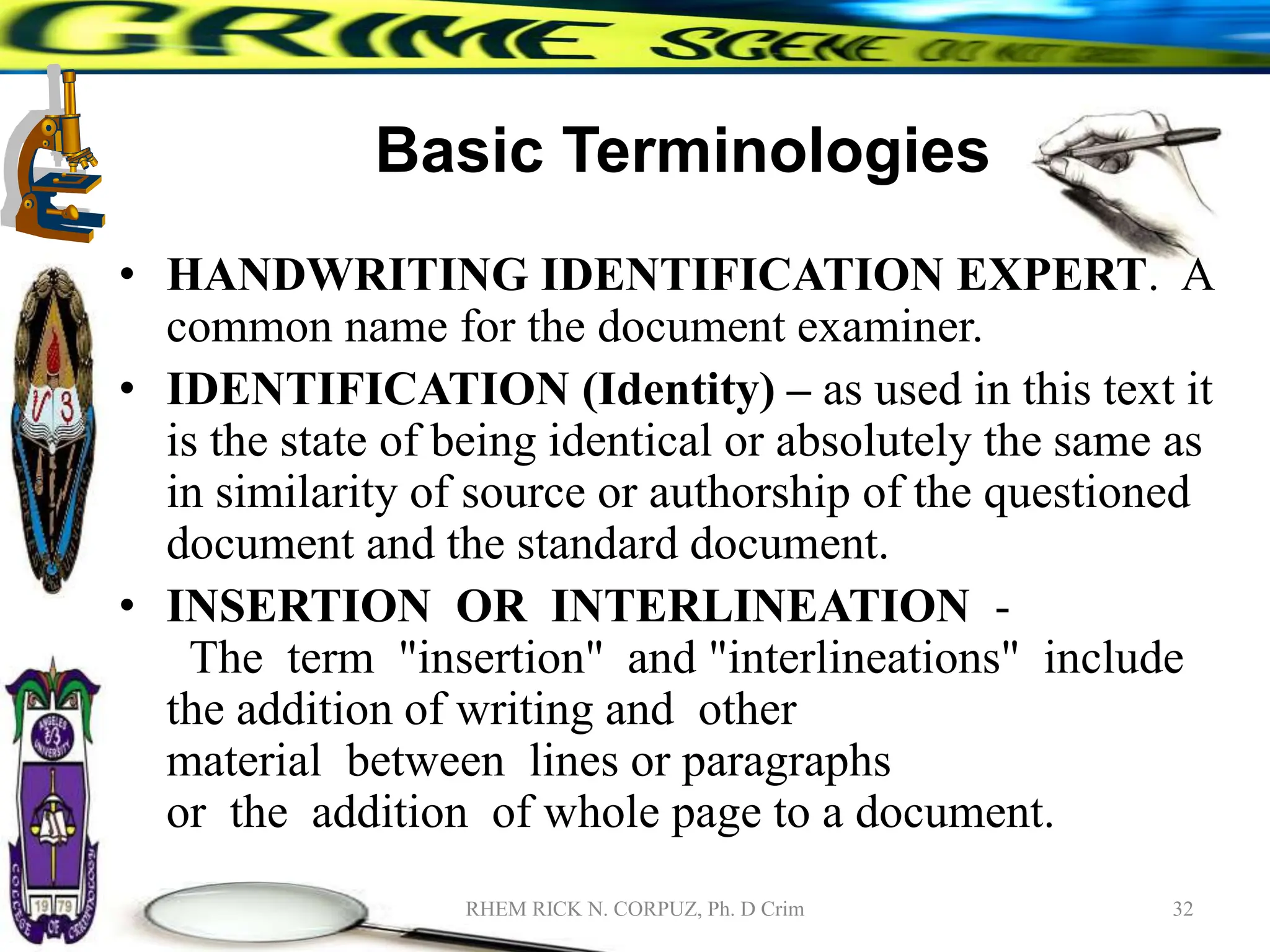 Questioned Document. comprehensive review | PPTX