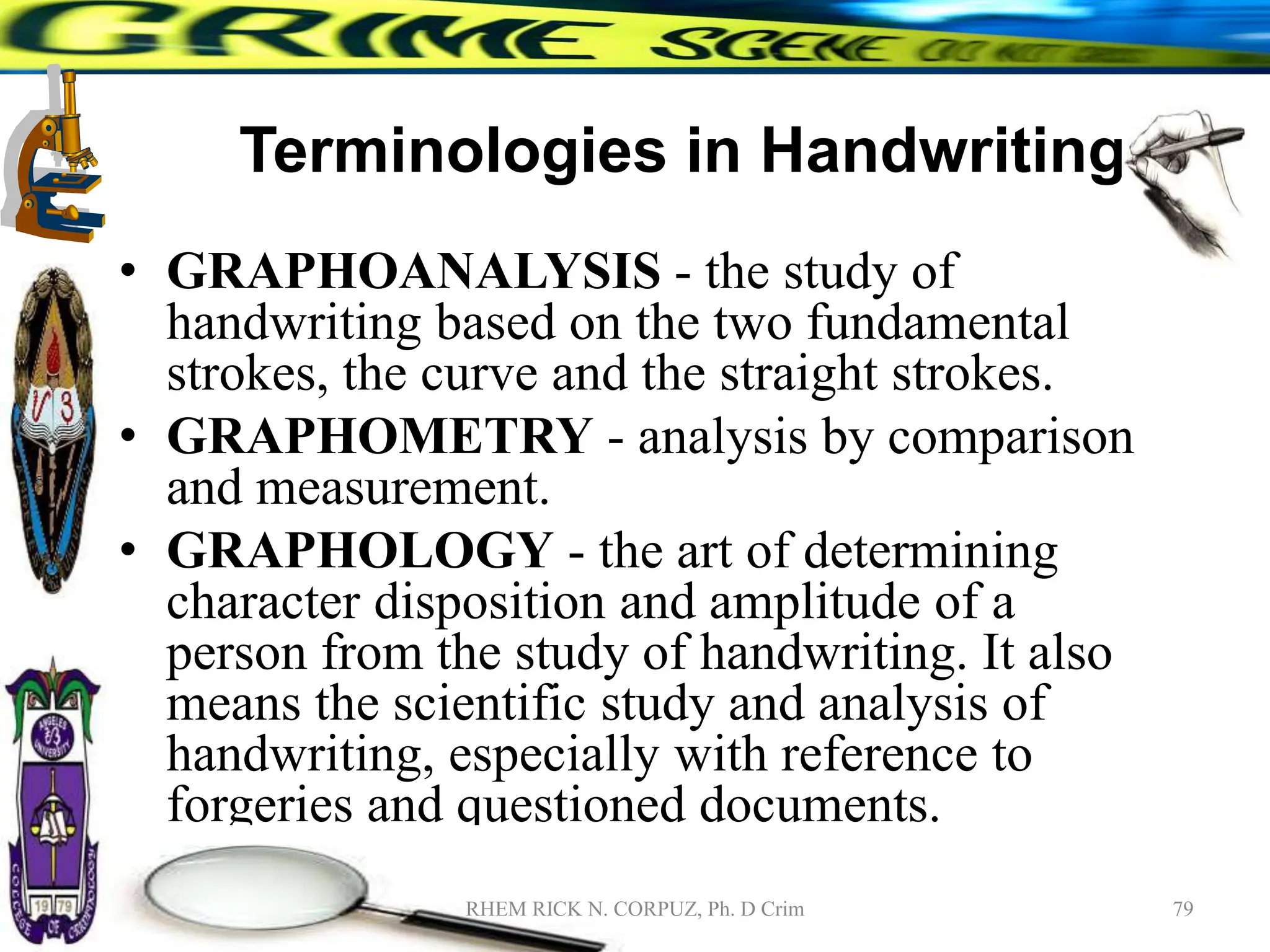 Questioned Document. comprehensive review | PPTX