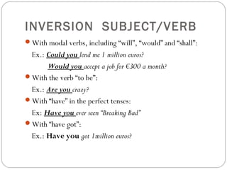 Question formation | PPT