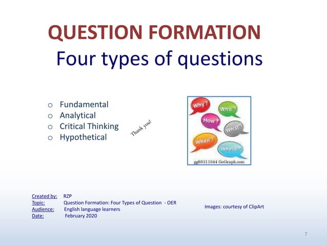 QUESTION FORMATION | PPT