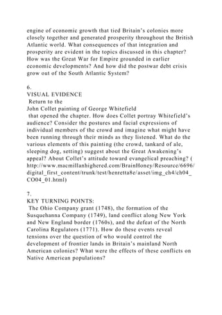 Question History Growth, diversity, and conflict 1720-1763, no limi.docx