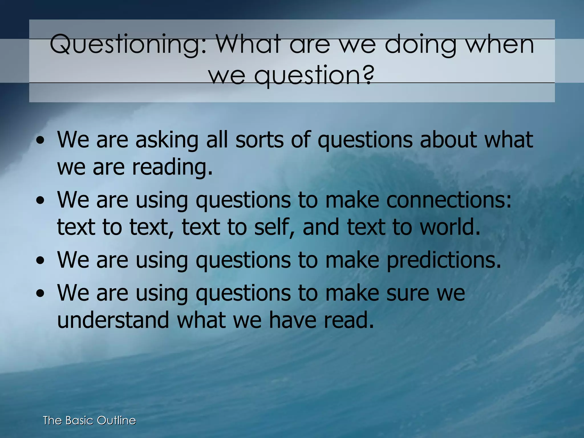 Questioning | PPT