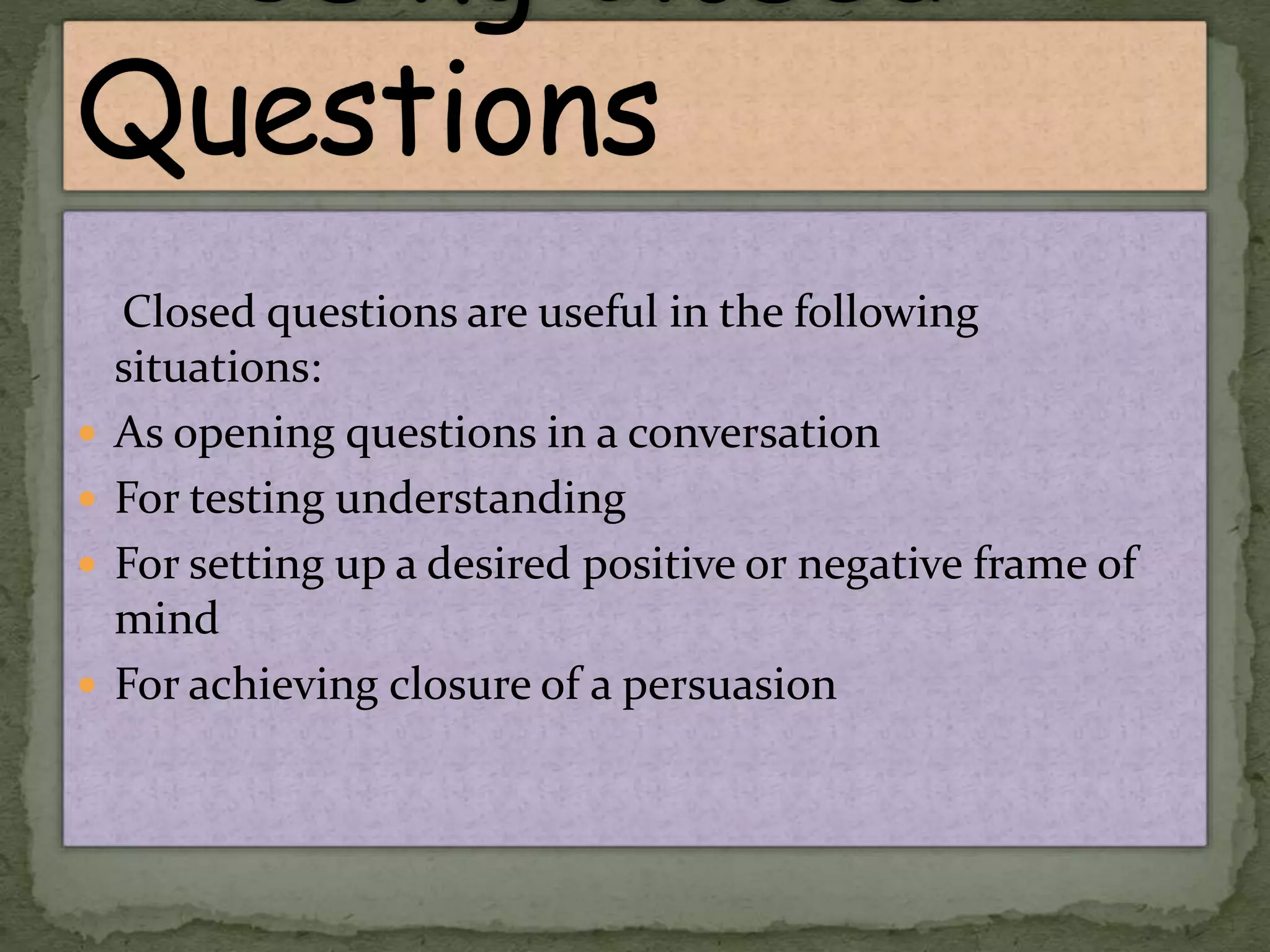 Technique of questioning.pptx | Educational Assessment | Education